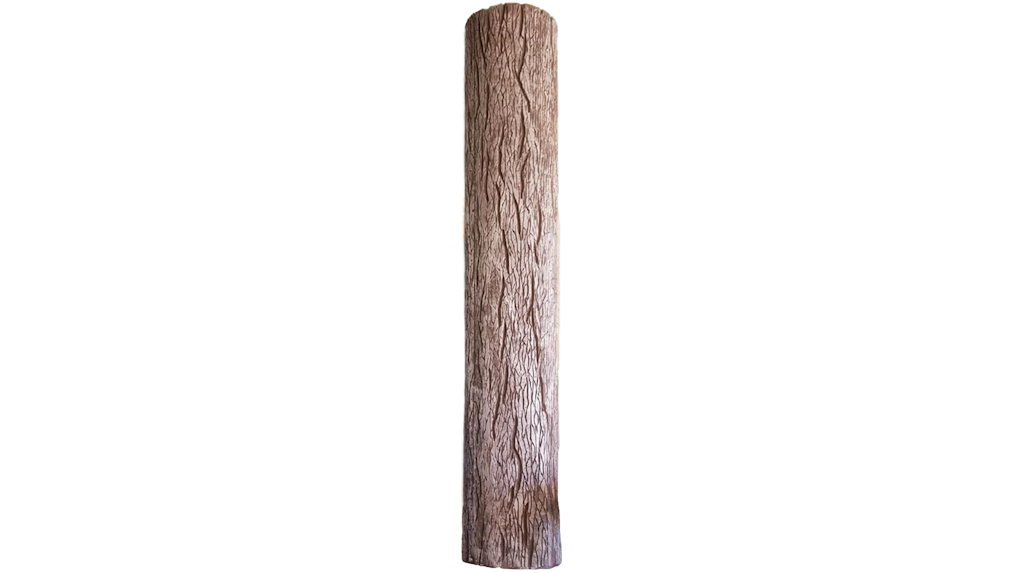 artificial tree trunks